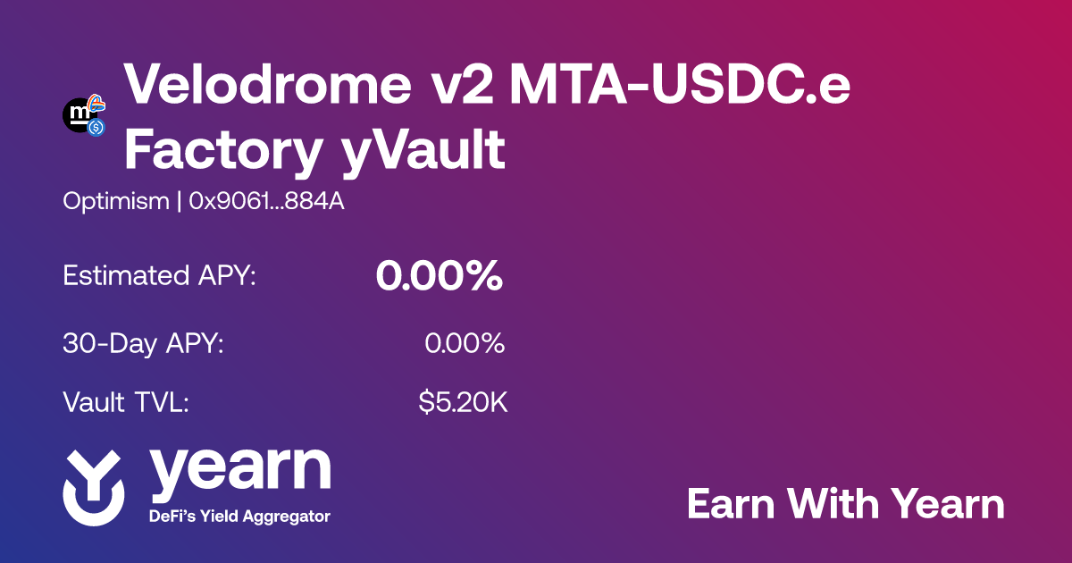 Yearn Vault